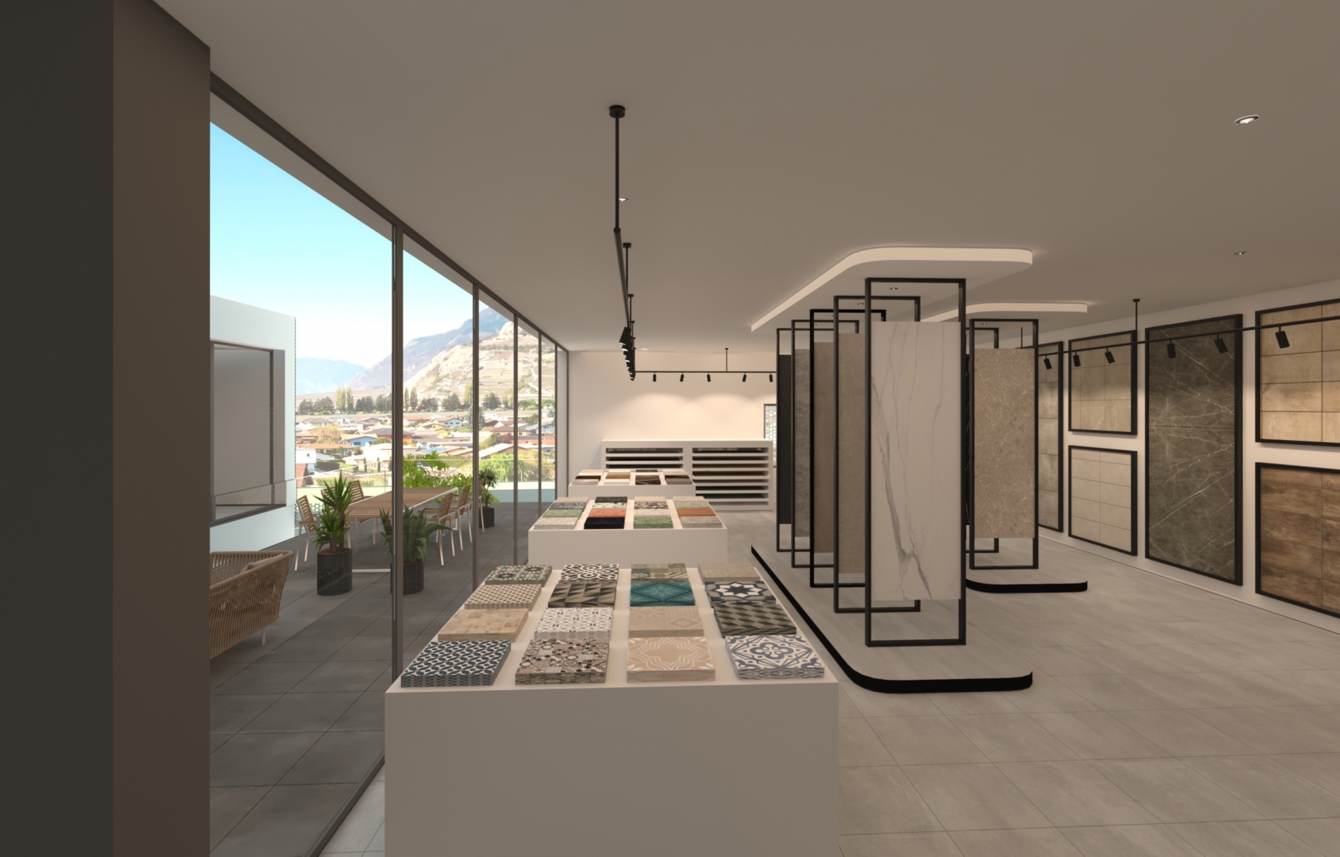 Hall to be built in Vétroz - Comina Architecture